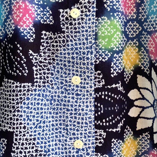 浴衣アロハシャツ MLサイズ | iichi 日々の暮らしを心地よくするハンドメイドやアンティークのマーケットプレイス