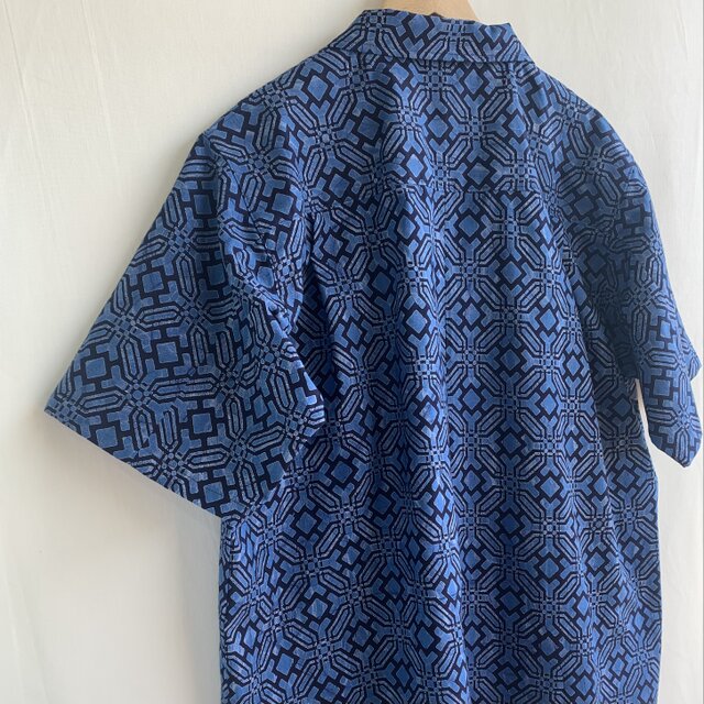 メンズ浴衣リメイクアロハシャツ | iichi 日々の暮らしを心地よくするハンドメイドやアンティークのマーケットプレイス