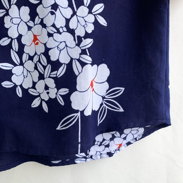 浴衣レトロブラウス MLサイズ | iichi 日々の暮らしを心地よくするハンドメイドやアンティークのマーケットプレイス