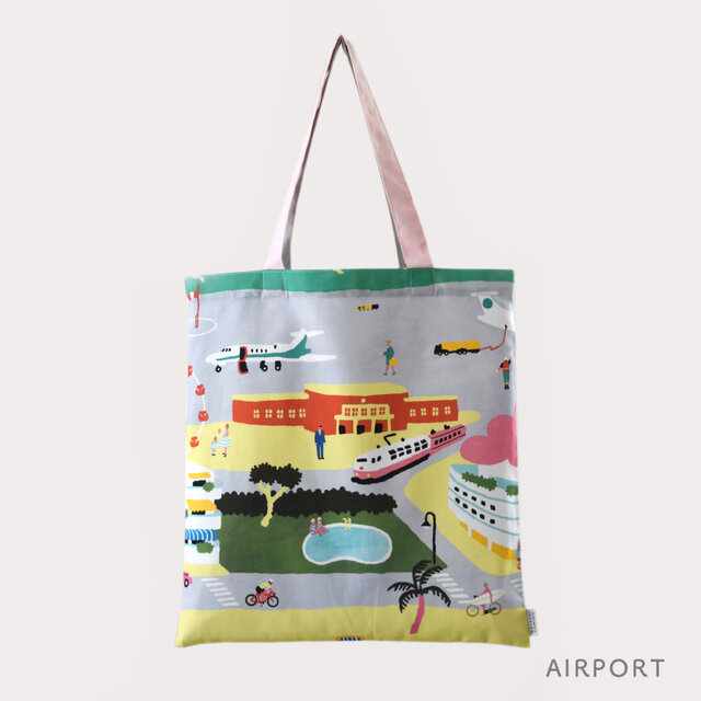 トートバッグ"CINEMA" / BEACH | iichi 日々の暮らしを心地よくするハンドメイドやアンティークのマーケットプレイス