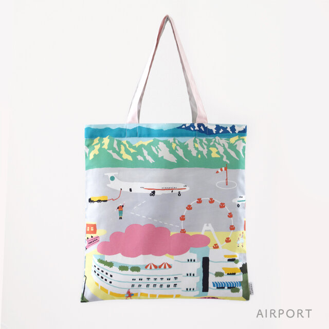 トートバッグ"CINEMA" / BEACH | iichi 日々の暮らしを心地よくするハンドメイドやアンティークのマーケットプレイス