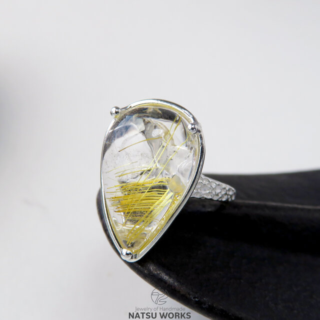 ルチル クォーツ リング / Rutile Quartz Ring | iichi 日々の暮らしを心地よくするハンドメイドやアンティークのマーケットプレイス