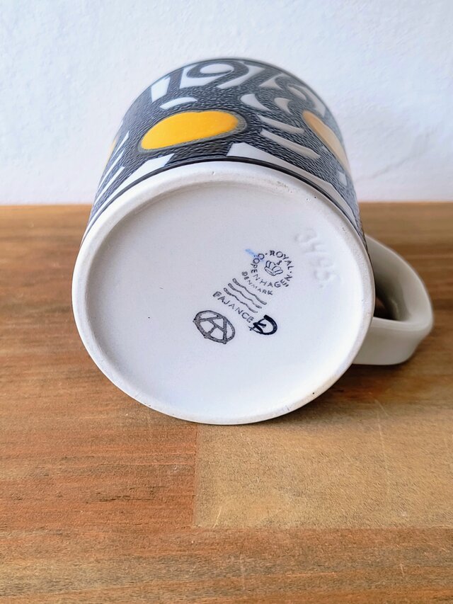 Royal Copenhagen / イヤーマグカップ / 1976年 | iichi 日々の暮らしを心地よくするハンドメイドやアンティークのマーケットプレイス