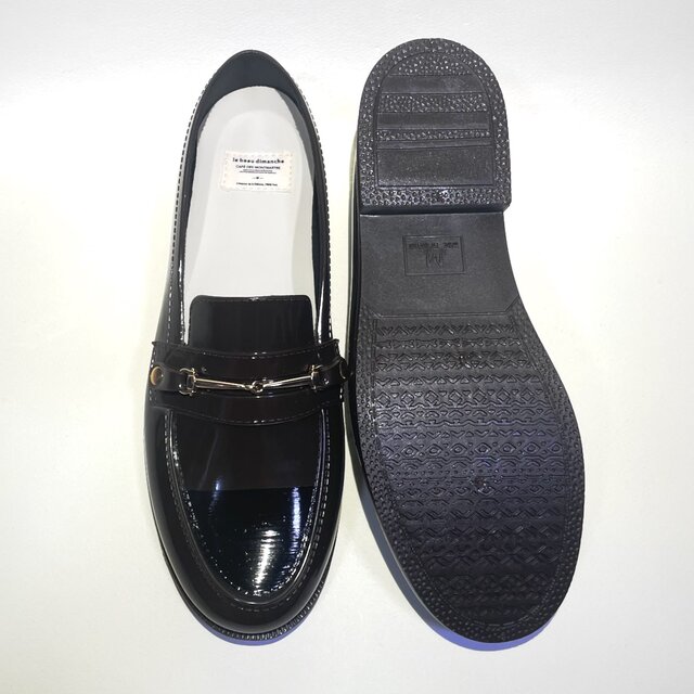 晴雨兼用 バイカラービットローファー (ダークブラウン x エナメルブラックetc) 22.0cm〜25.5cm | iichi 日々の暮らしを心地よくするハンドメイドやアンティークの ...