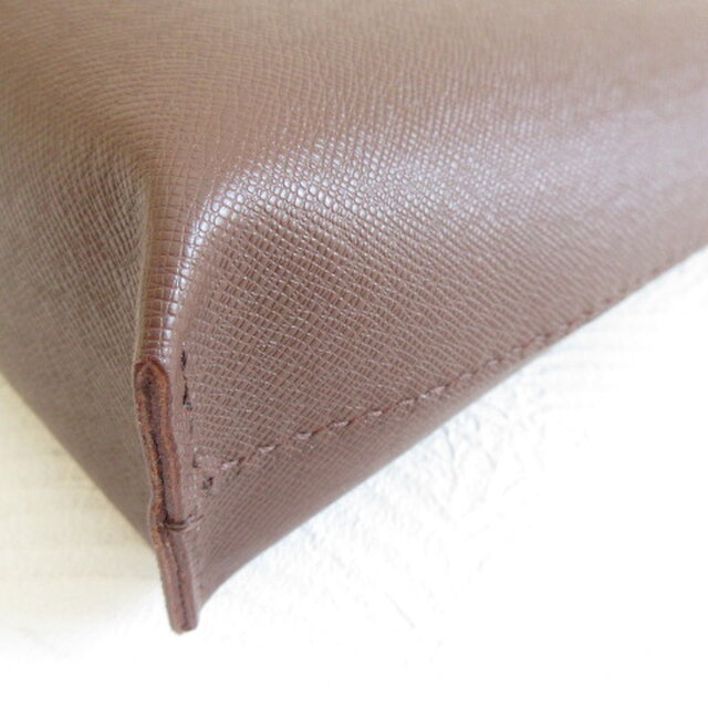 手縫い♪《牛革》ハンドソーイング・ブラウン・マイクロシュリンク・一枚革のミニトート・0406 | iichi 日々の暮らしを心地よくするハンドメイドやアンティークのマーケットプレイス