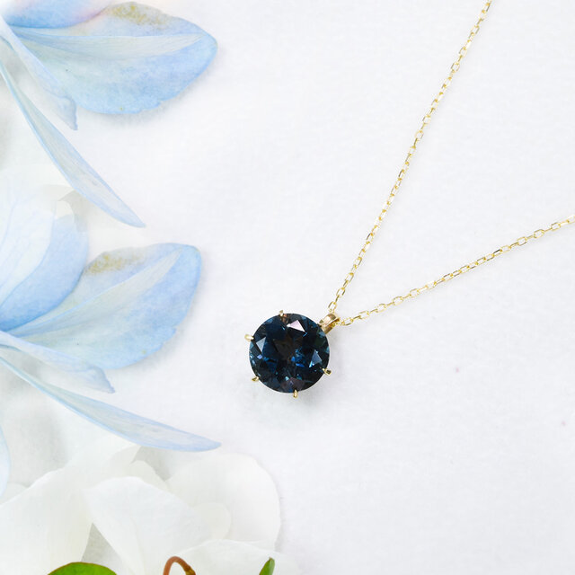 K10 ロンドンブルートパーズ ペンダントトップ CJ045CIBSN | iichi 日々の暮らしを心地よくするハンドメイドやアンティークのマーケットプレイス