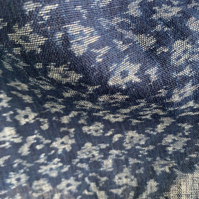 麻絣レトロブラウス MLサイズ | iichi 日々の暮らしを心地よくするハンドメイドやアンティークのマーケットプレイス