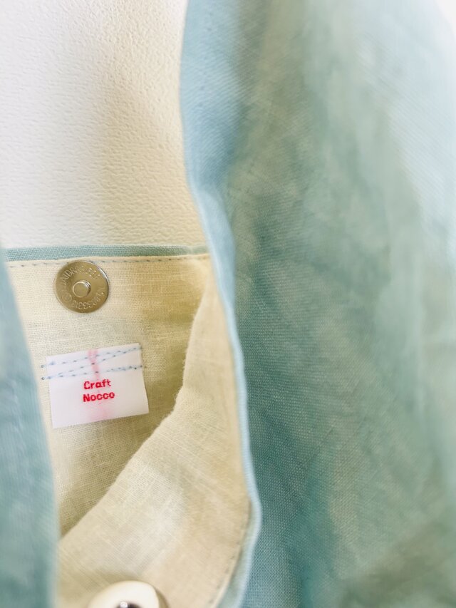 天日干しリネン 斜め掛けbag 水色 | iichi 日々の暮らしを心地よくするハンドメイドやアンティークのマーケットプレイス