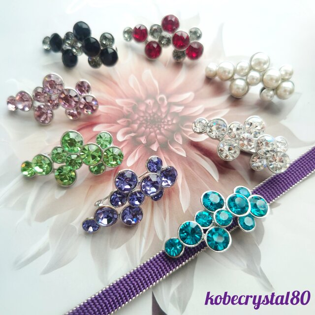 クリスタルガラス帯留め50603010.11.12 | iichi 日々の暮らしを心地よくするハンドメイドやアンティークのマーケットプレイス