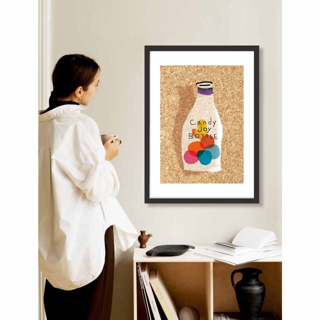 Bottle 送料無料 イラスト A4〜A0 ポスター アートポスター アートsei検索新着順 3559 | iichi 日々の暮らしを心地よくするハンドメイドやアンティークのマーケットプレイス