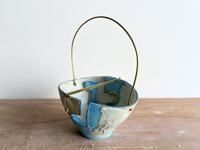 蚊やり真鍮とってクリップ式 水色ピンク49 | iichi 日々の暮らしを心地よくするハンドメイドやアンティークのマーケットプレイス