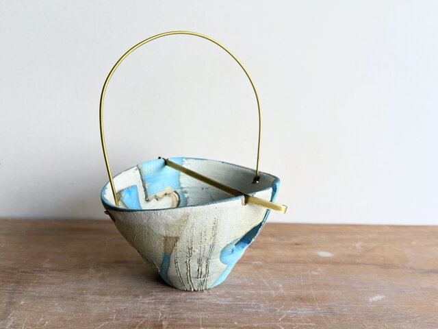 蚊やり真鍮とってクリップ式 水色ピンク49 | iichi 日々の暮らしを心地よくするハンドメイドやアンティークのマーケットプレイス