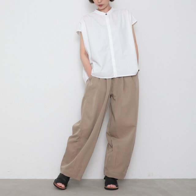 balloon blouse / white | iichi 日々の暮らしを心地よくするハンドメイドやアンティークのマーケットプレイス