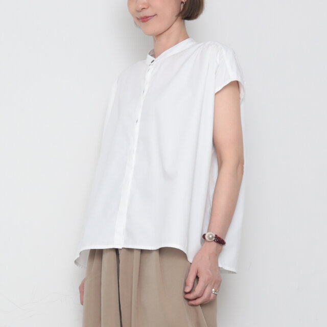 balloon blouse / white | iichi 日々の暮らしを心地よくするハンドメイドやアンティークのマーケットプレイス