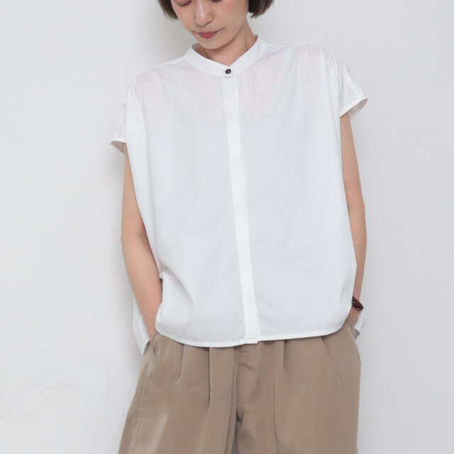 balloon blouse / white | iichi 日々の暮らしを心地よくするハンドメイドやアンティークのマーケットプレイス