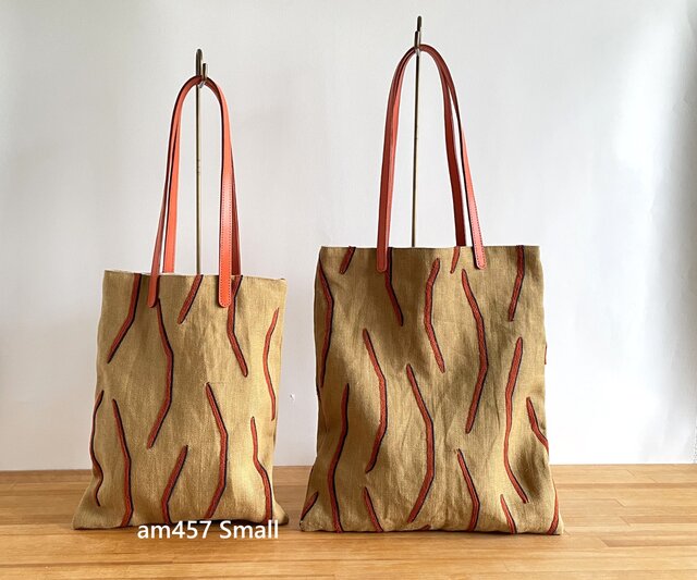 am457 シエーナバッグ オレンジ Small | iichi 日々の暮らしを心地よくするハンドメイドやアンティークのマーケットプレイス