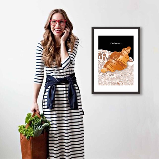 日常のテーブル パン 送料無料 イラスト A4〜A0 ポスター アートポスター アートsei検索新着順 3565 | iichi 日々の暮らしを心地よくするハンドメイドやアンティークの ...