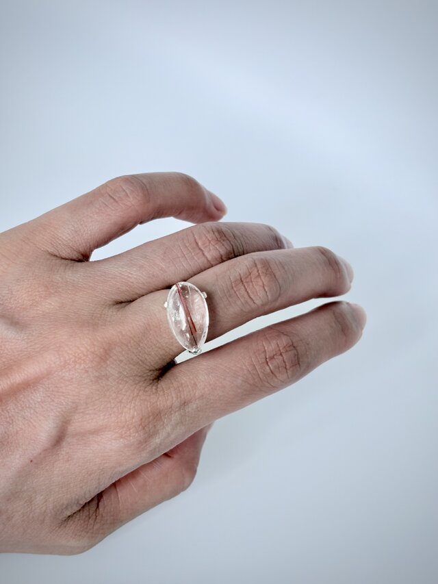 サージェナイト リング | iichi 日々の暮らしを心地よくするハンドメイドやアンティークのマーケットプレイス