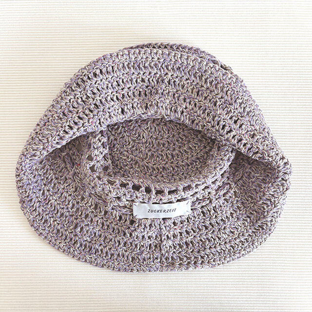 Summer hat （パープルストーン） | iichi 日々の暮らしを心地よくするハンドメイドやアンティークのマーケットプレイス