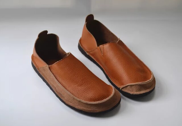 【受注製作】レザーシューズ シンプル 軽めのフットワーク 手製牛革 SL9314 | iichi 日々の暮らしを心地よくするハンドメイドやアンティークのマーケットプレイス