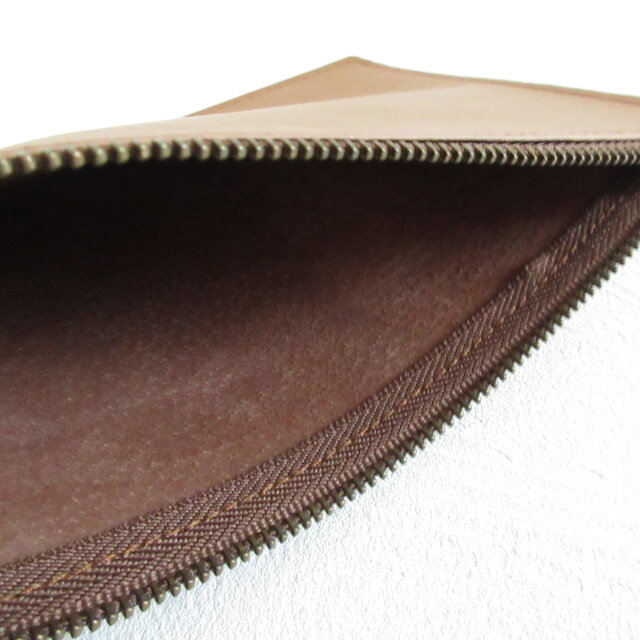 A6対応・フラットマルチケース《ピッグスキン》ブラウン・0330 | iichi 日々の暮らしを心地よくするハンドメイドやアンティークのマーケットプレイス