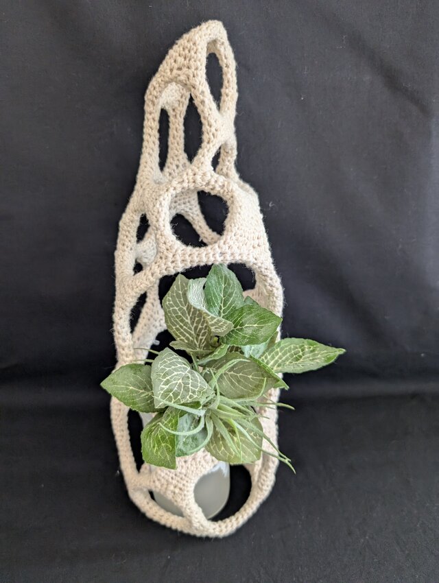 202.手編みのボトルオブジェ〈Bone〉 | iichi 日々の暮らしを心地よくするハンドメイドやアンティークのマーケットプレイス