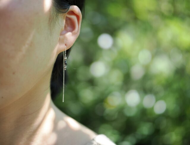 -Karensilver・Black diamond- american pierce | iichi 日々の暮らしを心地よくするハンドメイドやアンティークのマーケットプレイス
