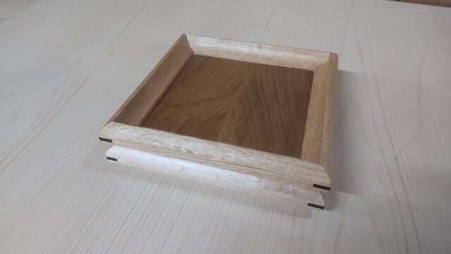 トレイ チーク×ナラ SSサイズ | iichi 日々の暮らしを心地よくするハンドメイドやアンティークのマーケットプレイス