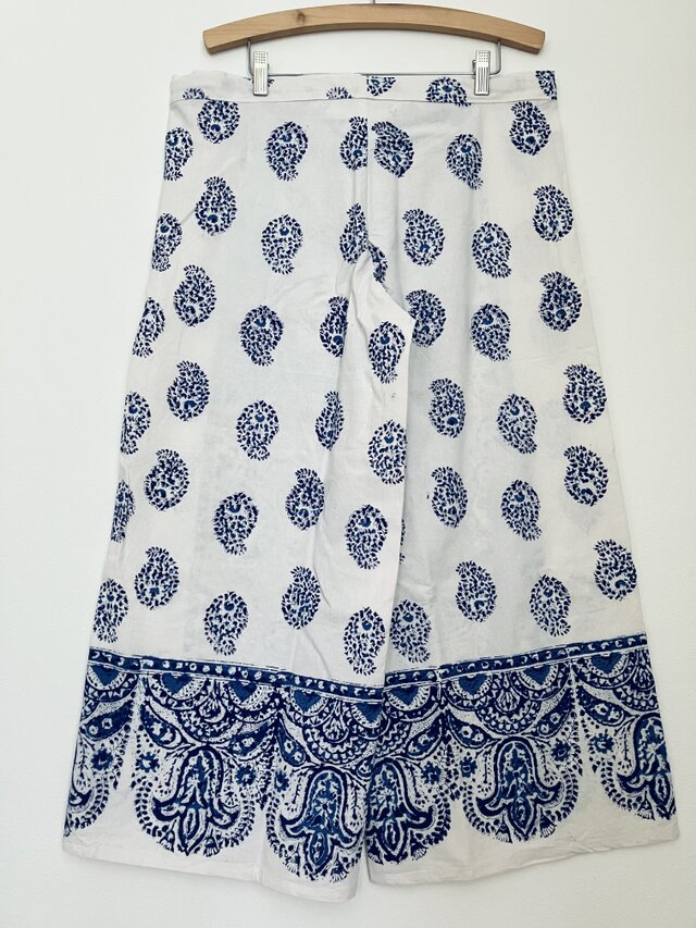 Jaipur ワイドパンツ | iichi 日々の暮らしを心地よくするハンドメイドやアンティークのマーケットプレイス