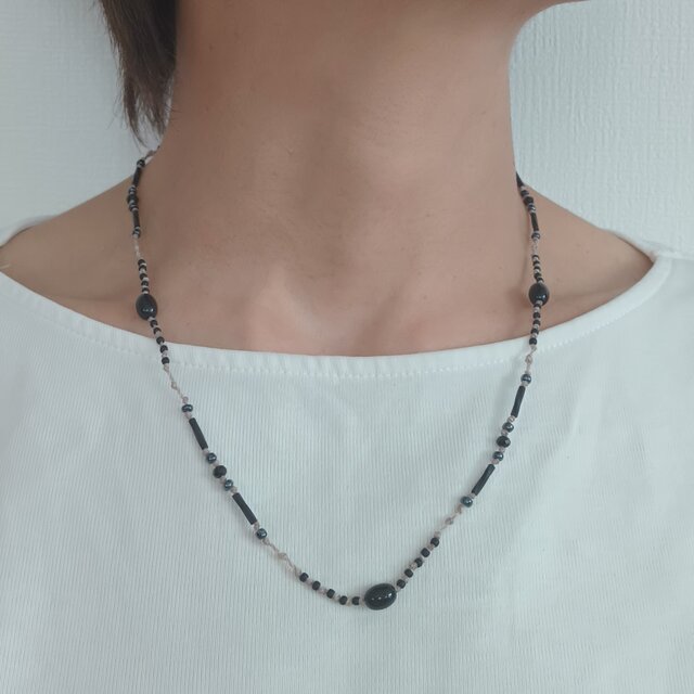 ☆モールス信号のチョーカー、ブレスレット＆グラスホルダー（#1193g） | iichi 日々の暮らしを心地よくするハンドメイドやアンティークのマーケットプレイス