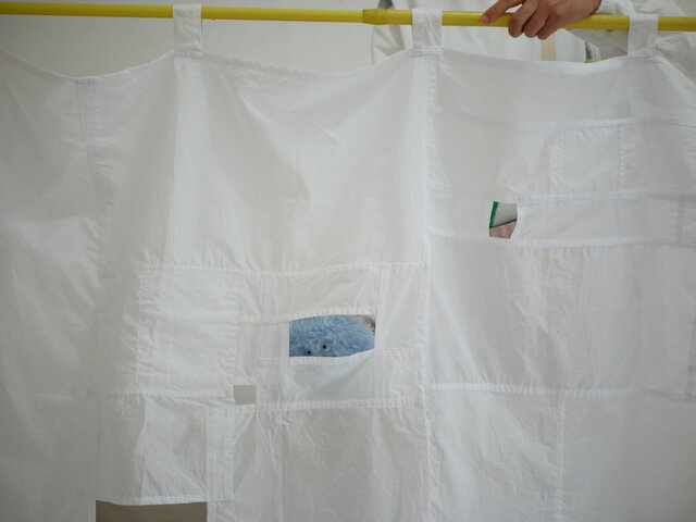 コットンポジャギのれん型 138×80cm | iichi 日々の暮らしを心地よくするハンドメイドやアンティークのマーケットプレイス