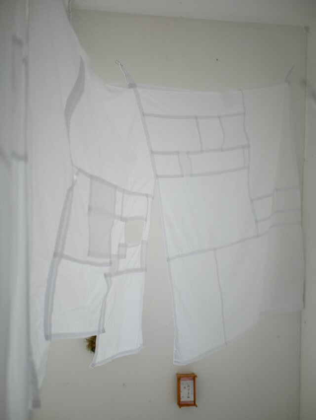 コットンポジャギのれん型 138×80cm | iichi 日々の暮らしを心地よくするハンドメイドやアンティークのマーケットプレイス
