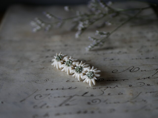 エーデルワイス ヴィンテージブローチ フランスブロカント ブロカントのある暮らし | iichi 日々の暮らしを心地よくするハンドメイドやアンティークのマーケットプレイス