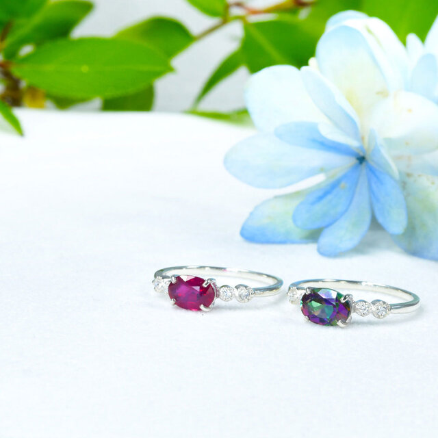 ルビー リング SV925 シルバー CJ047CIBSN | iichi 日々の暮らしを心地よくするハンドメイドやアンティークのマーケットプレイス