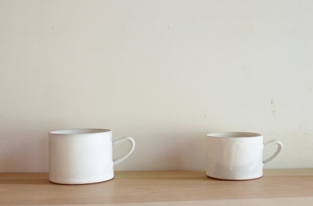 スープマグ・layered・マット・白 | iichi 日々の暮らしを心地よくするハンドメイドやアンティークのマーケットプレイス
