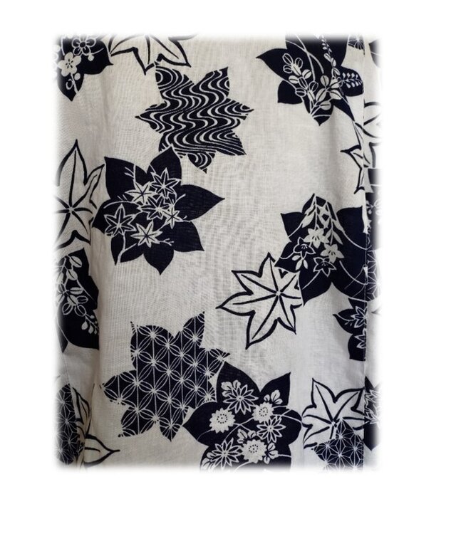 425 1点物 ワンピース ジャンパースカート キーネック ローウェスト デッドストック浴衣地 もみじ 夏のお出かけ | iichi 日々の暮らしを心地よくするハンドメイドやアンティークの ...