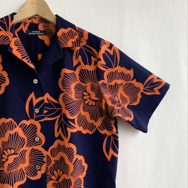 浴衣アロハシャツ MLサイズ | iichi 日々の暮らしを心地よくするハンドメイドやアンティークのマーケットプレイス