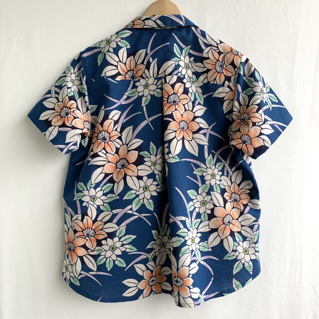 浴衣アロハシャツ MLサイズ | iichi 日々の暮らしを心地よくするハンドメイドやアンティークのマーケットプレイス