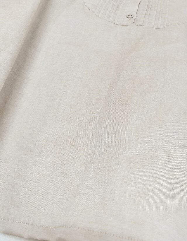 コットン ヨークブラウス | iichi 日々の暮らしを心地よくするハンドメイドやアンティークのマーケットプレイス