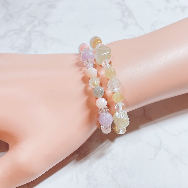 【再販6点以上】PMS・更年期障害など女性特有のお悩みに ラベンダーアメジスト パワーストーン 天然石 ブレスレット No698 | iichi 日々の暮らしを心地よくするハンドメイドや ...