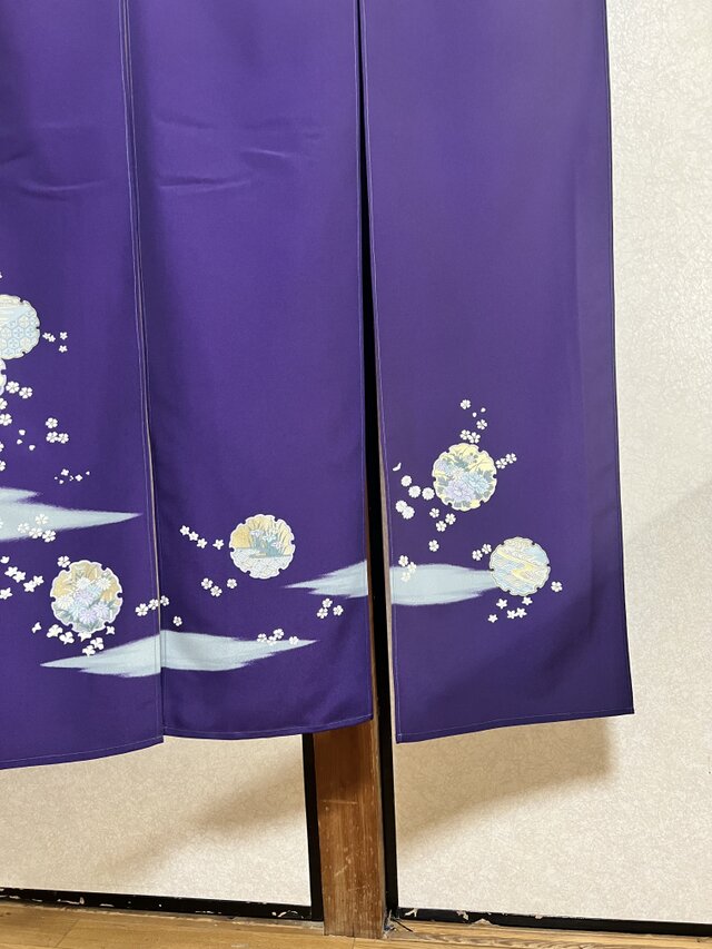 着物リメイク暖簾ーのれん横〜103–丈〜137! | iichi 日々の暮らしを心地よくするハンドメイドやアンティークのマーケットプレイス