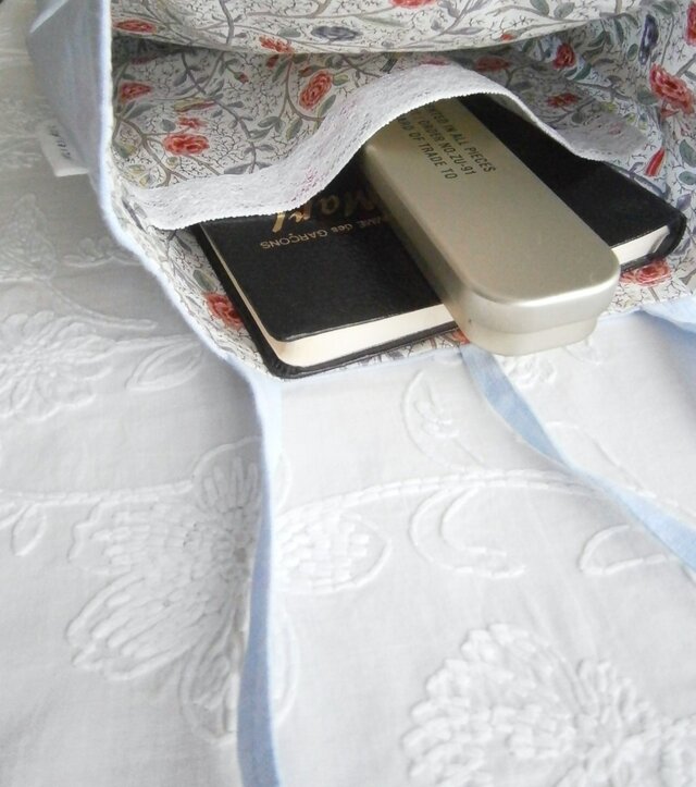 BlueLinen×BotanicalCotton ToteBag&pouch | iichi 日々の暮らしを心地よくするハンドメイドやアンティークのマーケットプレイス