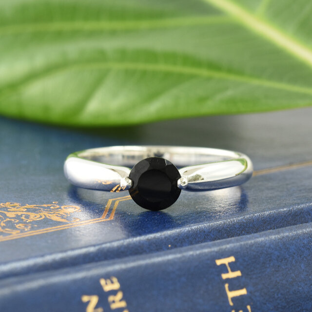オニキス リング SV925 CJ095CIBSN | iichi 日々の暮らしを心地よくするハンドメイドやアンティークのマーケットプレイス