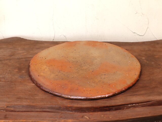 備前焼 皿(約26cm) sr4-082 | iichi 日々の暮らしを心地よくするハンドメイドやアンティークのマーケットプレイス