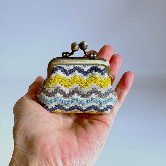 ちびちびがまぐち レモンソーダ | iichi 日々の暮らしを心地よくするハンドメイドやアンティークのマーケットプレイス