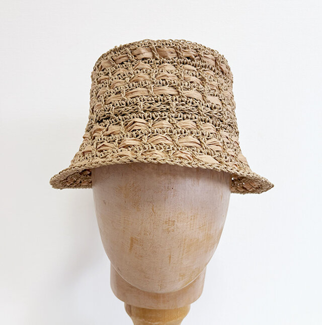 Summer hat （カプチーノ） | iichi 日々の暮らしを心地よくするハンドメイドやアンティークのマーケットプレイス