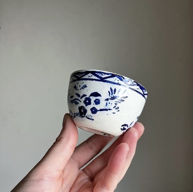 フランス クレイユ・モントロー ティーカップ ジャポニズム | iichi 日々の暮らしを心地よくするハンドメイドやアンティークのマーケットプレイス