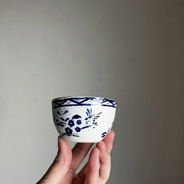 フランス クレイユ・モントロー ティーカップ ジャポニズム | iichi 日々の暮らしを心地よくするハンドメイドやアンティークのマーケットプレイス