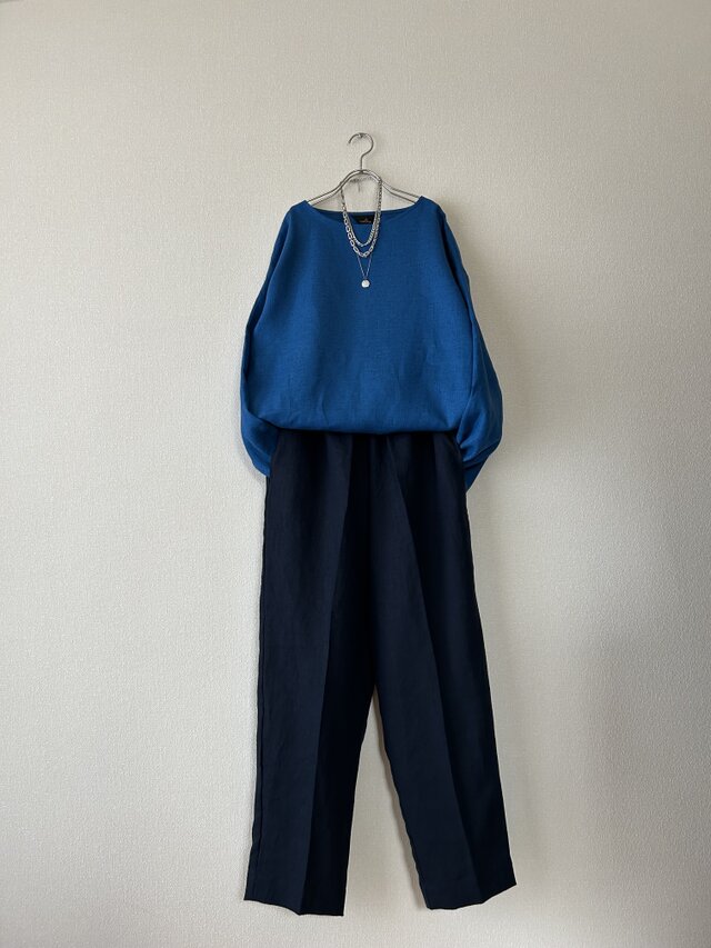 春夏 シンプルなトップス リネン100％ | iichi 日々の暮らしを心地よくするハンドメイドやアンティークのマーケットプレイス