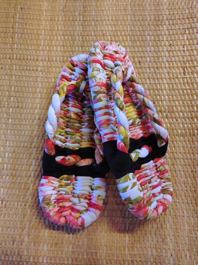 布ぞうり 23〜24cm | iichi 日々の暮らしを心地よくするハンドメイドやアンティークのマーケットプレイス